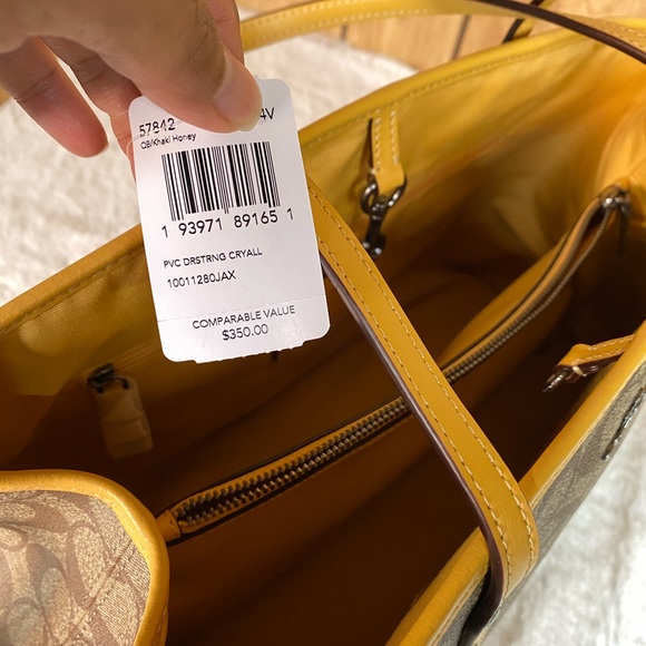 Coach | Bags | Coach Draw String Tote Bag | Poshmark